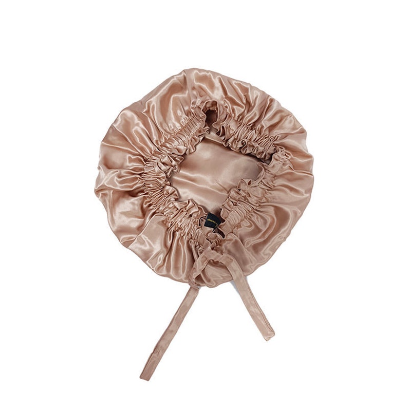 100% Mulberry Silk Double Layered Bonnet With Self-tie - Etsy