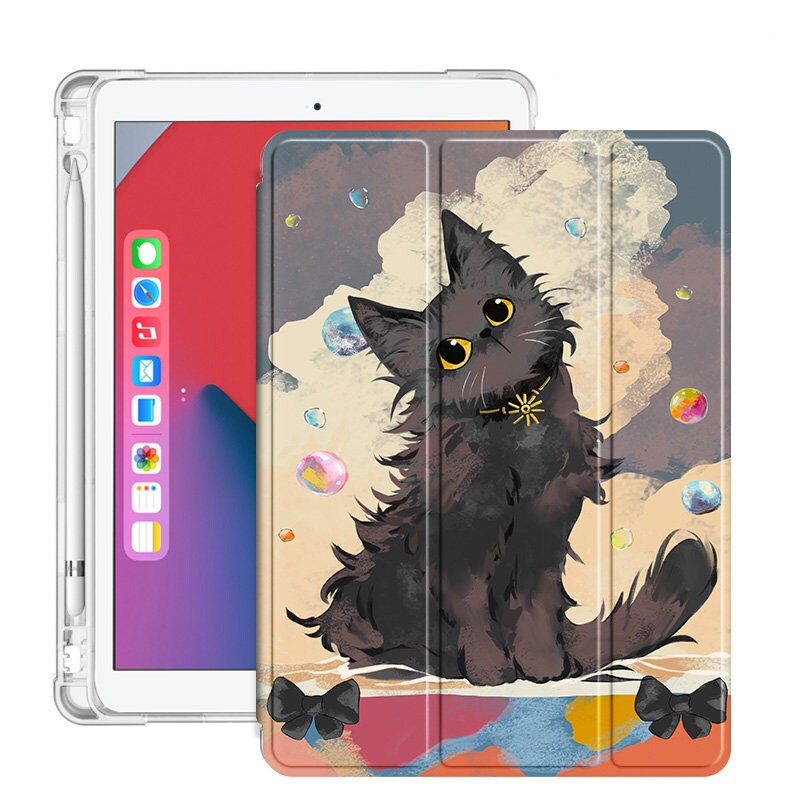 Star Black Cat Oil on Canvas iPad Case 2022 iPad Pro 12.9 Case - Etsy