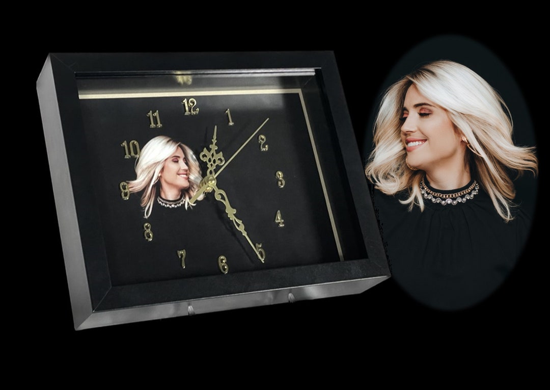 Personal Customized Photo Gift Clock Personalized Picture Clock Photo ...