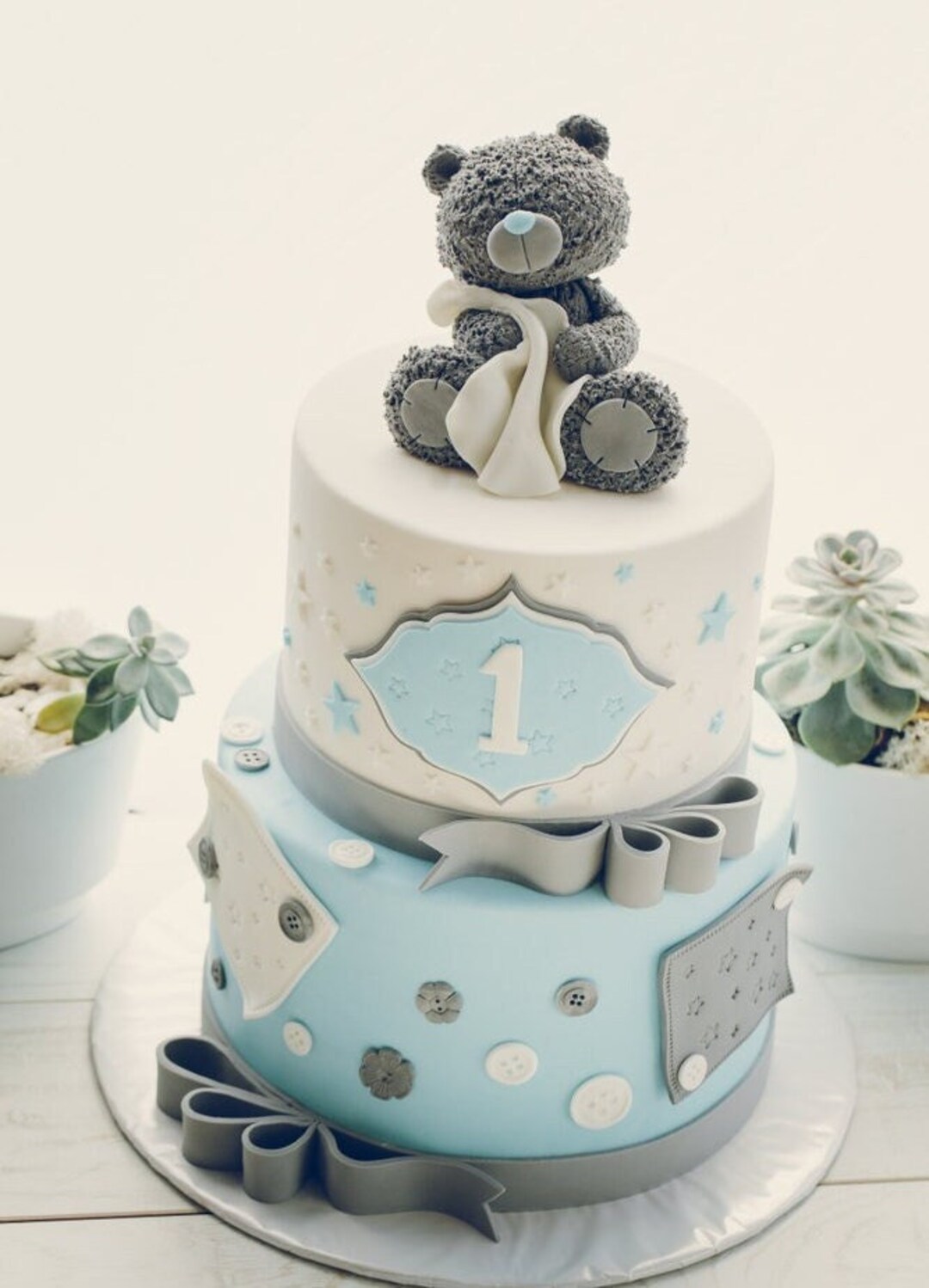Teddy Bear Cake Topper Fondant Bear Cake Topper Teddy Bear - Etsy