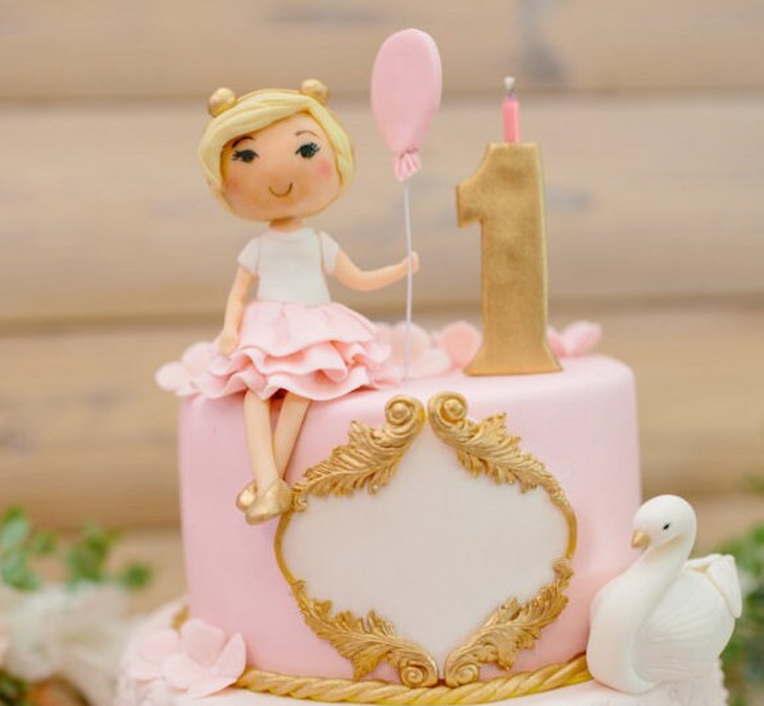 3D Girl Cake Topper Fondant Girl Cake Topper Edible Cake - Etsy