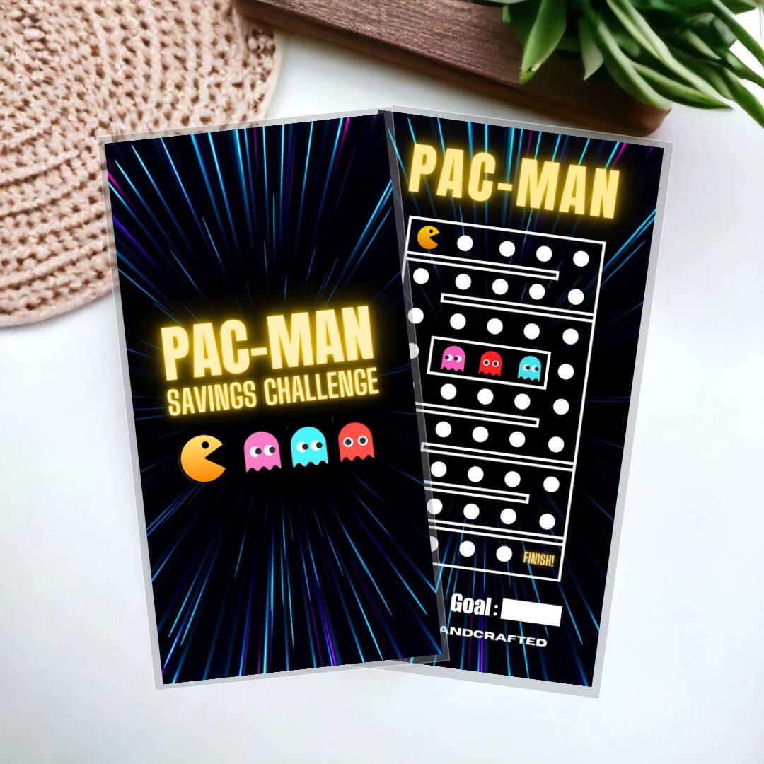 Game A6 Laminated Savings Challenge | A6 Budget Binder Cash Envelope ...