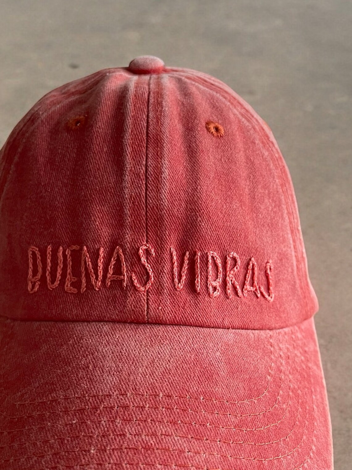 Adult Buenas Vibras Good Vibes Hand-stitched Spanish Language Hats ...