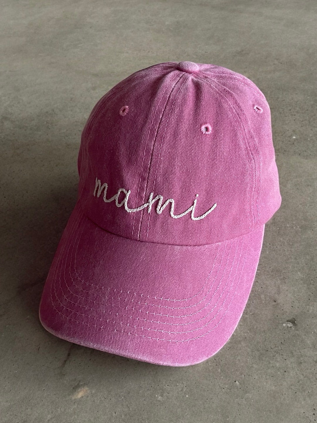 Mami Hand-stitched Spanish Language Hats, Hand Embroidered Caps ...