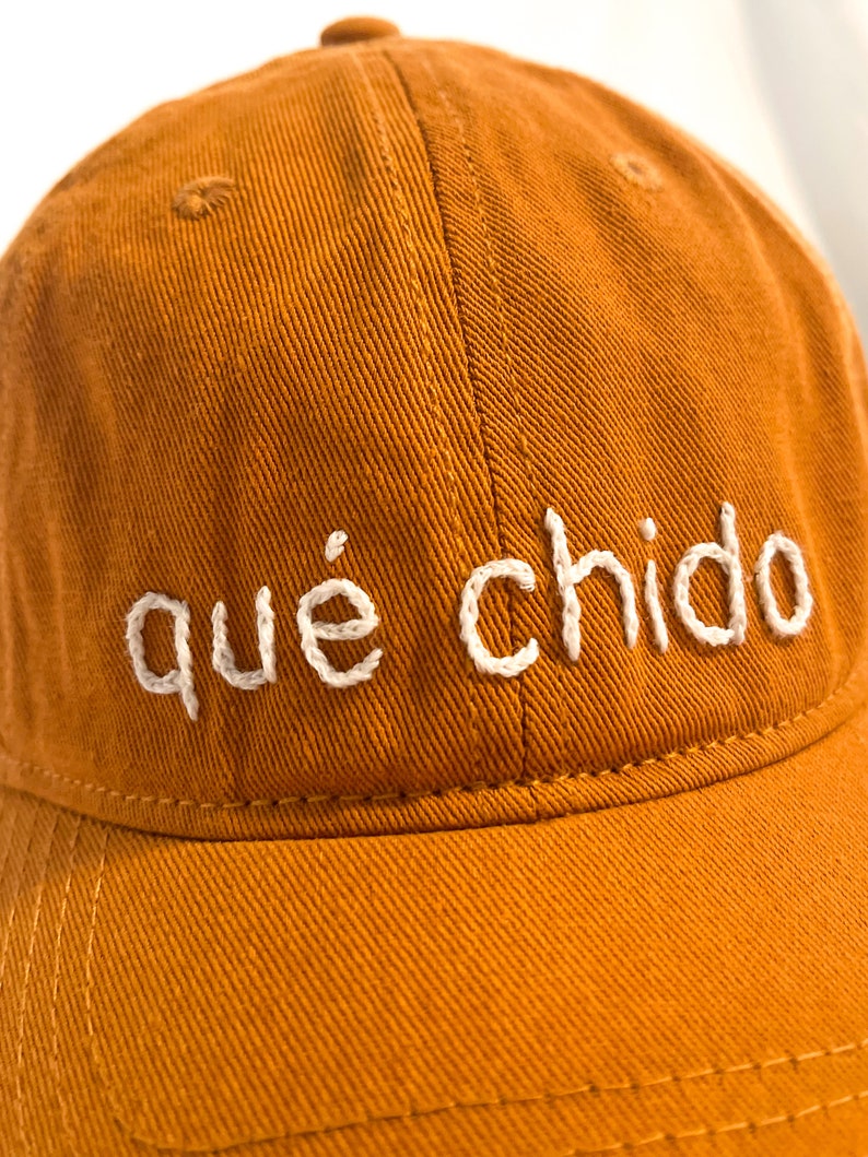 Kids Qué Chido Mexican Slang Hand-stitched Spanish Language Hats ...