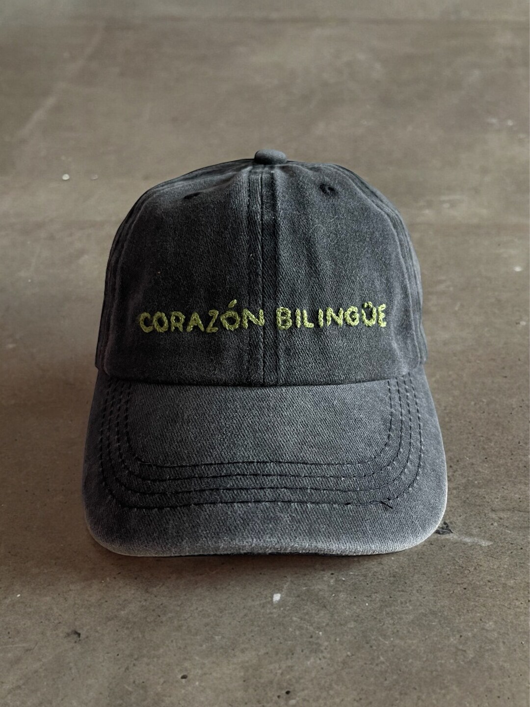 Kids Corazón Bilingüe Hand-stitched Spanish Language Hats, Custom ...