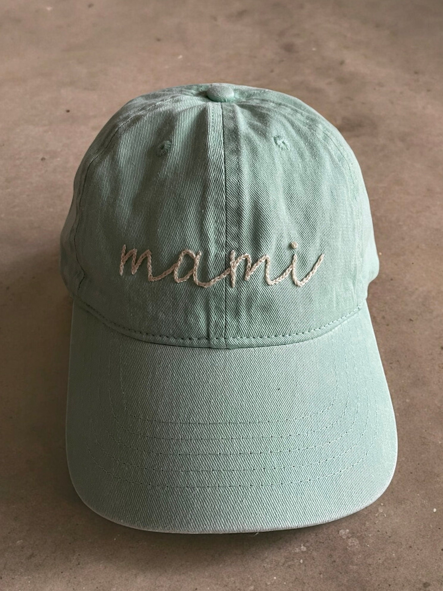 Mami Mommy Hand-stitched Spanish Language Hats, Custom Embroidered Caps ...