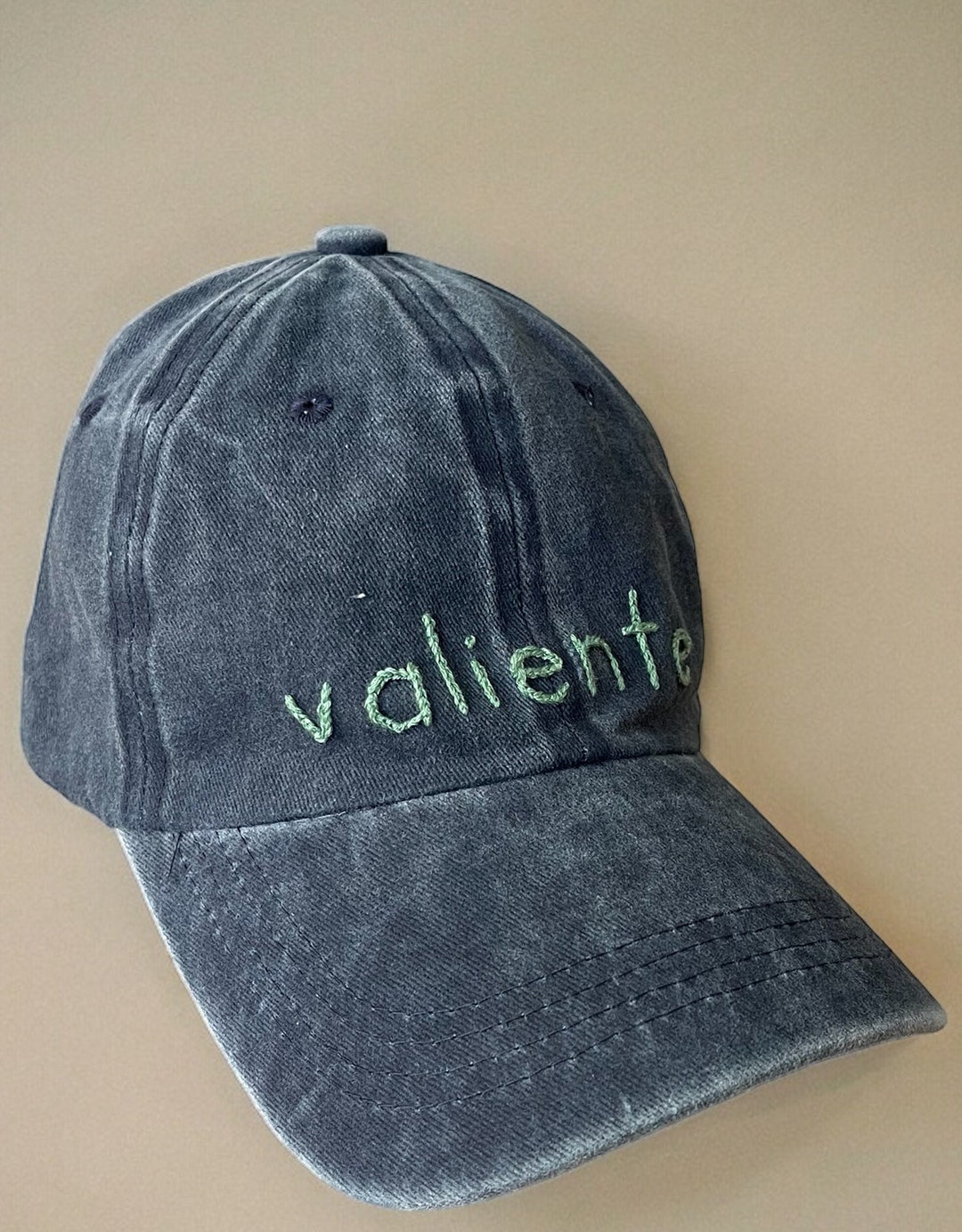 Adult Valiente Brave Custom Hand-embroidered Hats, One-of-a-kind Unique ...