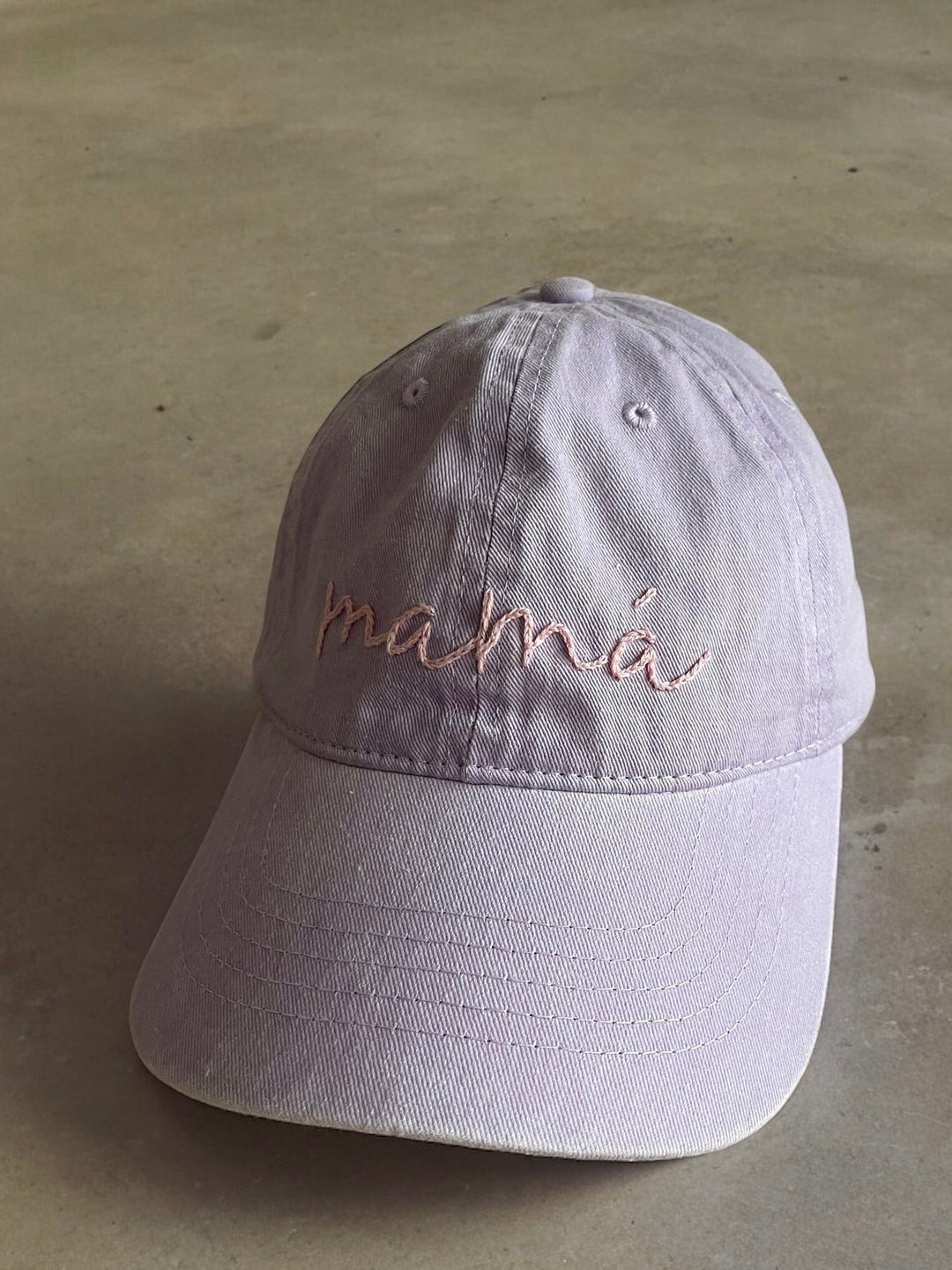 Mamá Hand-stitched Spanish Language Hats, Custom Hand'embroidered Caps ...