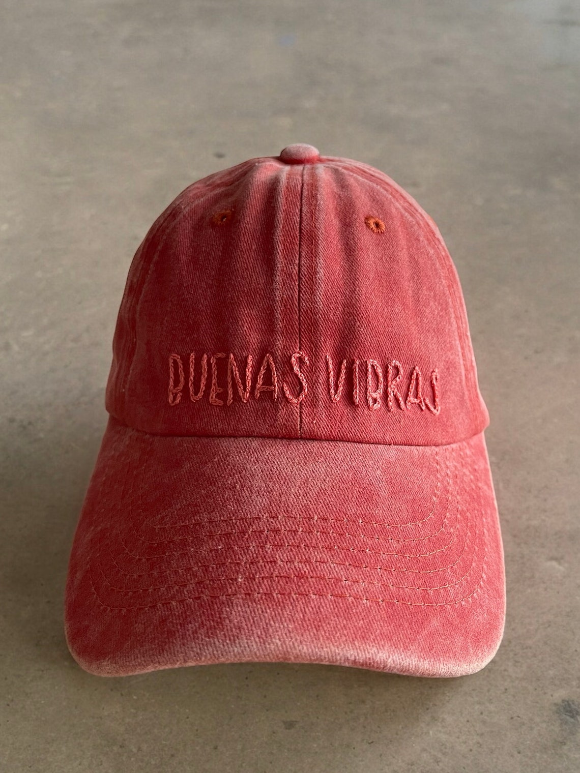 Adult Buenas Vibras Good Vibes Hand-stitched Spanish Language Hats ...