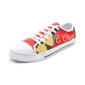 Kansas City Chiefs Shoes Canvas Shoes - Etsy