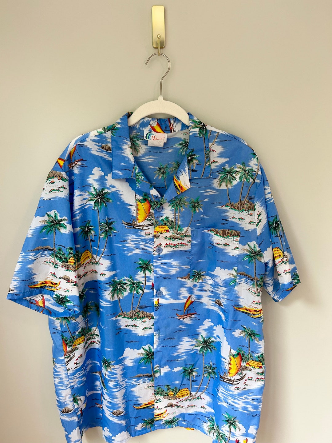 Vintage 80s/90s Hawaiian Islander Shirt Made in USA Size XL - Etsy