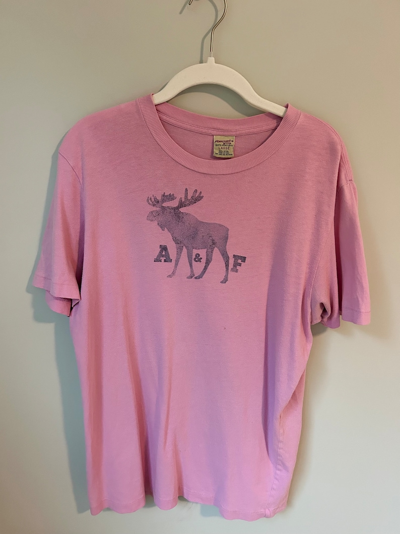 Vintage 2000s Y2K Millennial Abercrombie & Fitch Pink Graphic - Etsy