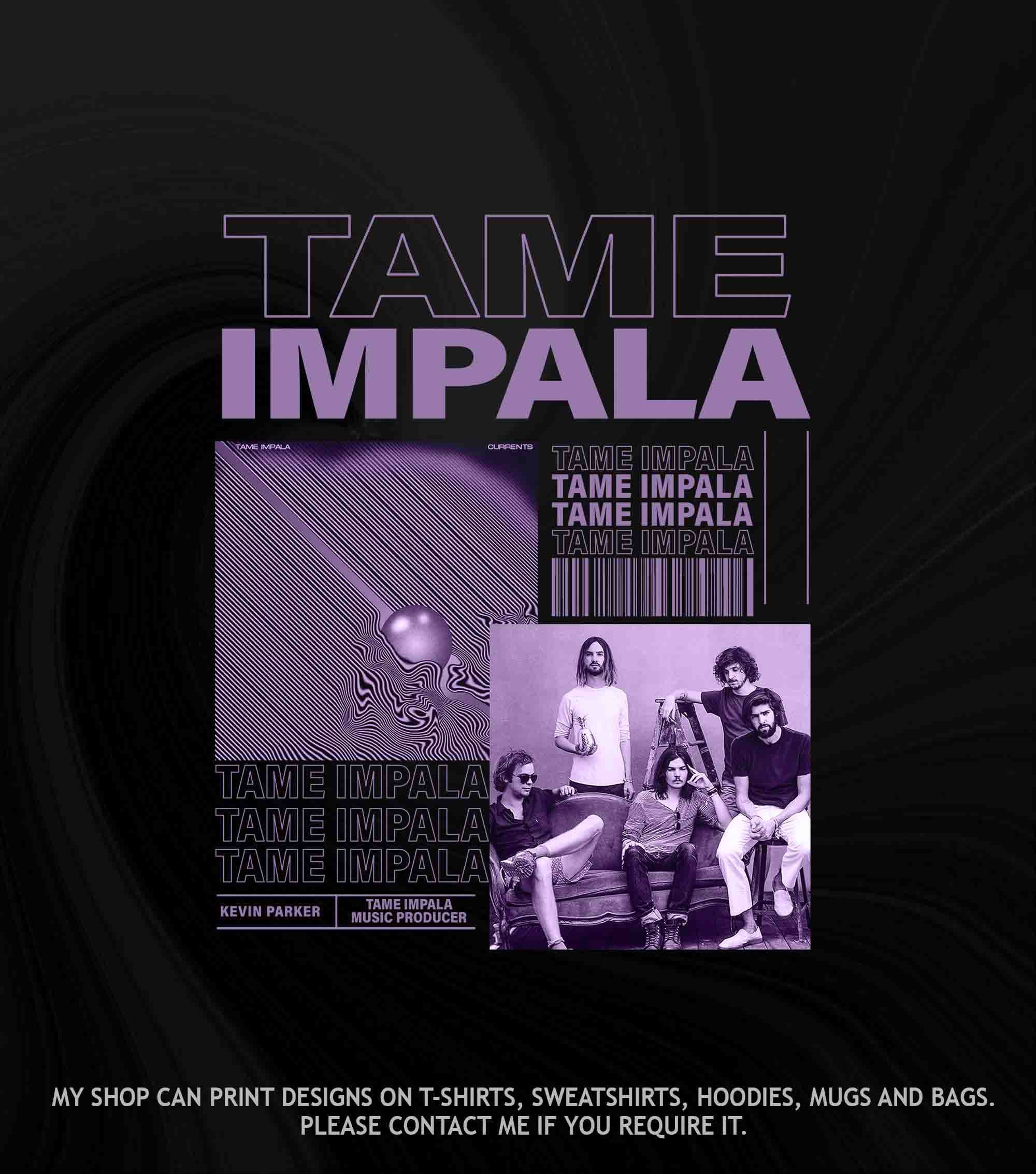 Tame Impala Vintage Png Tame Impala T-shirt Design. Png - Etsy
