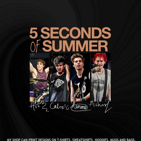 5 Seconds of Summer - Etsy