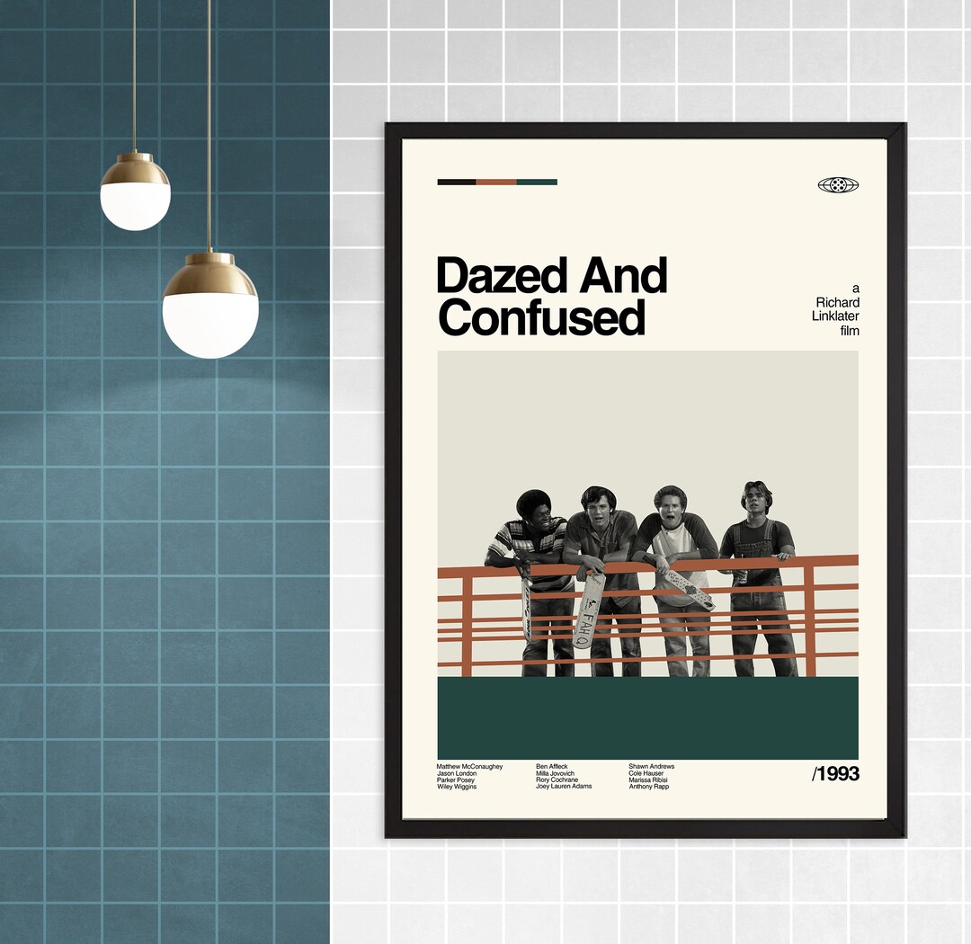 Dazed and Confused Poster Movie Poster Modern Art Print - Etsy