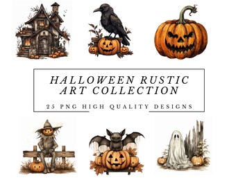 Ghost Clipart Fall Halloween Clipart 29 PNG Designs - Etsy