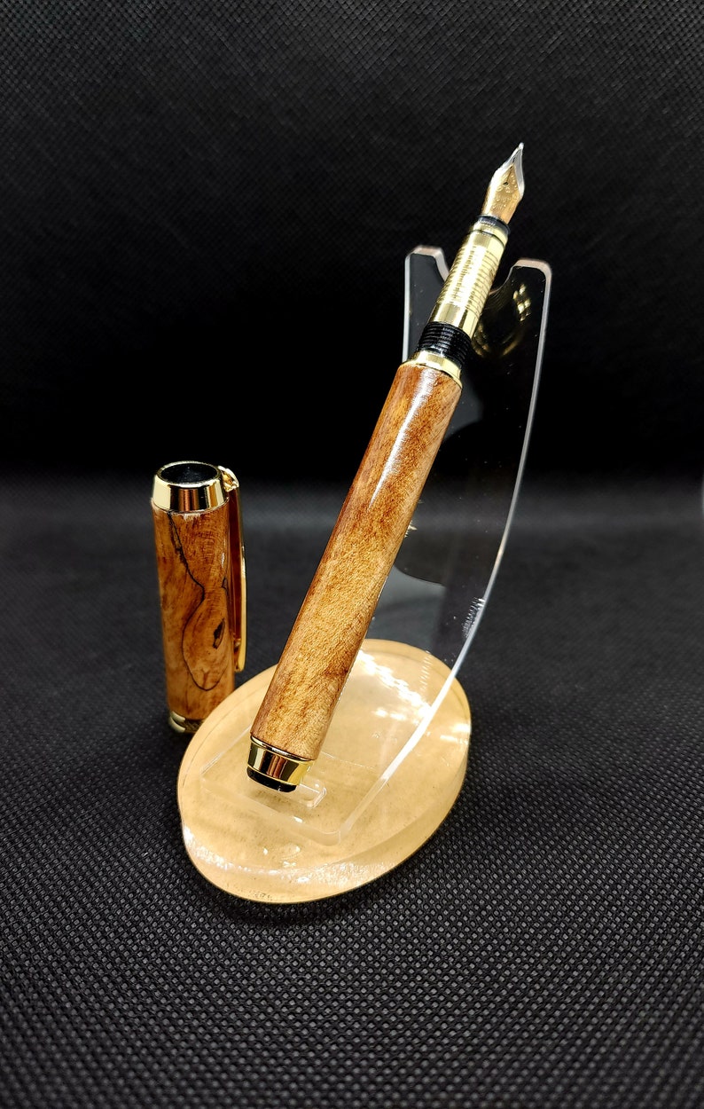 Orion Fountain Pen - Spalted Maple - Etsy