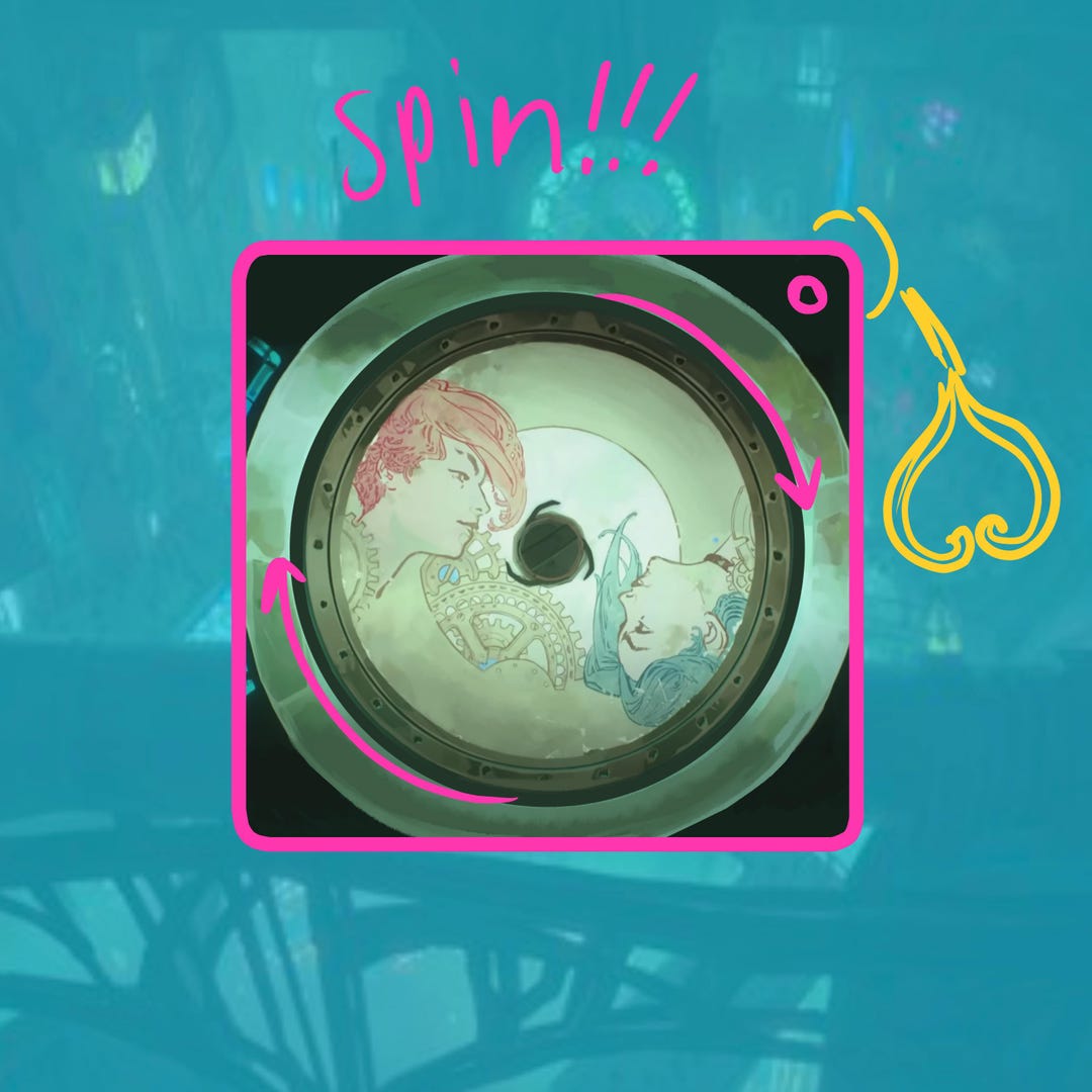 Arcane Spinning Disk Keychain - Etsy