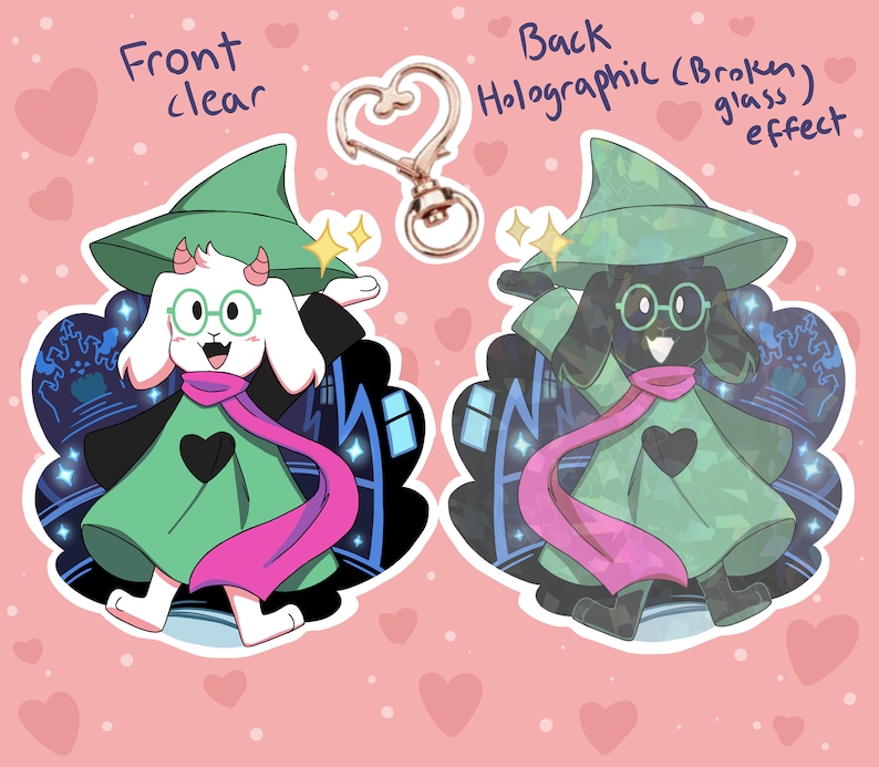Deltarune Charms - Kris, Noelle, Ralsei, Susie, and Spamton - Etsy