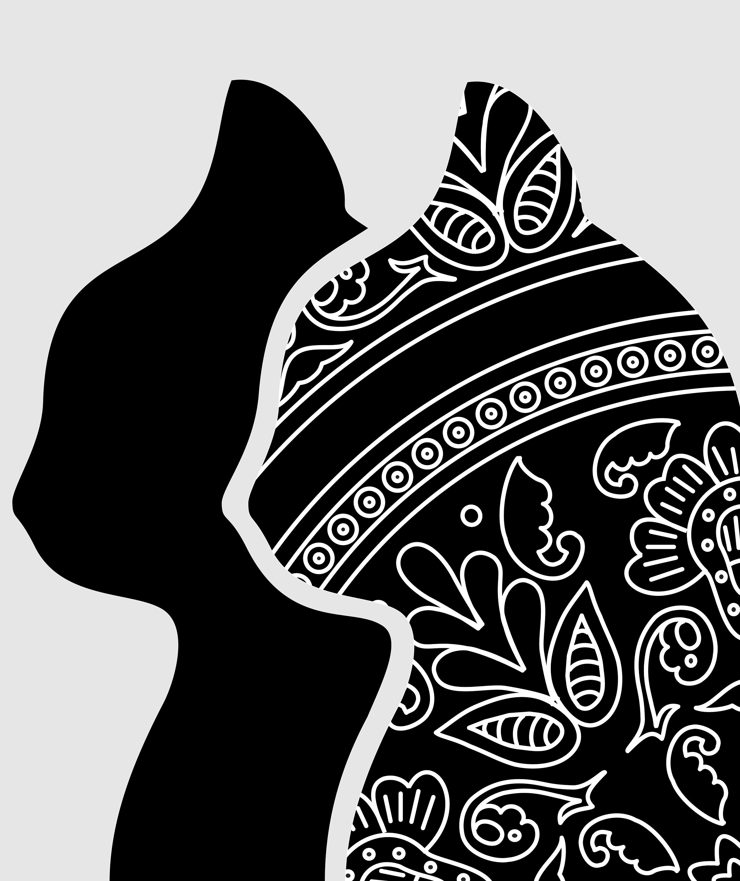 Cat Pattern Wall Art, Cat Wallpaper, Cat Art, Hang in There Cat, Cat ...