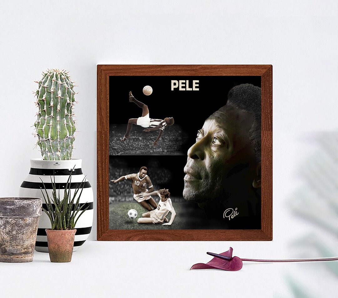 Pele-brazil Greatest Iconic Football Player Art Poster 3, A Legendary ...