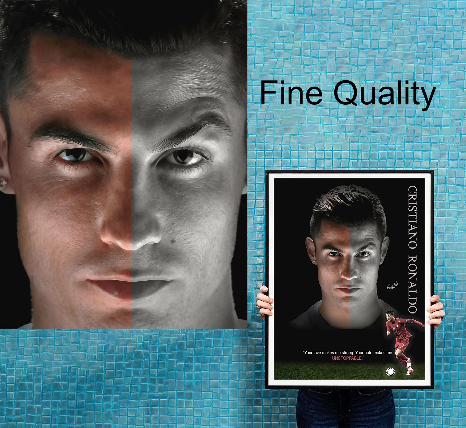 Digital Football Icon, Cr7, Legend Cristiano Ronaldo Wallpaper 1 ...