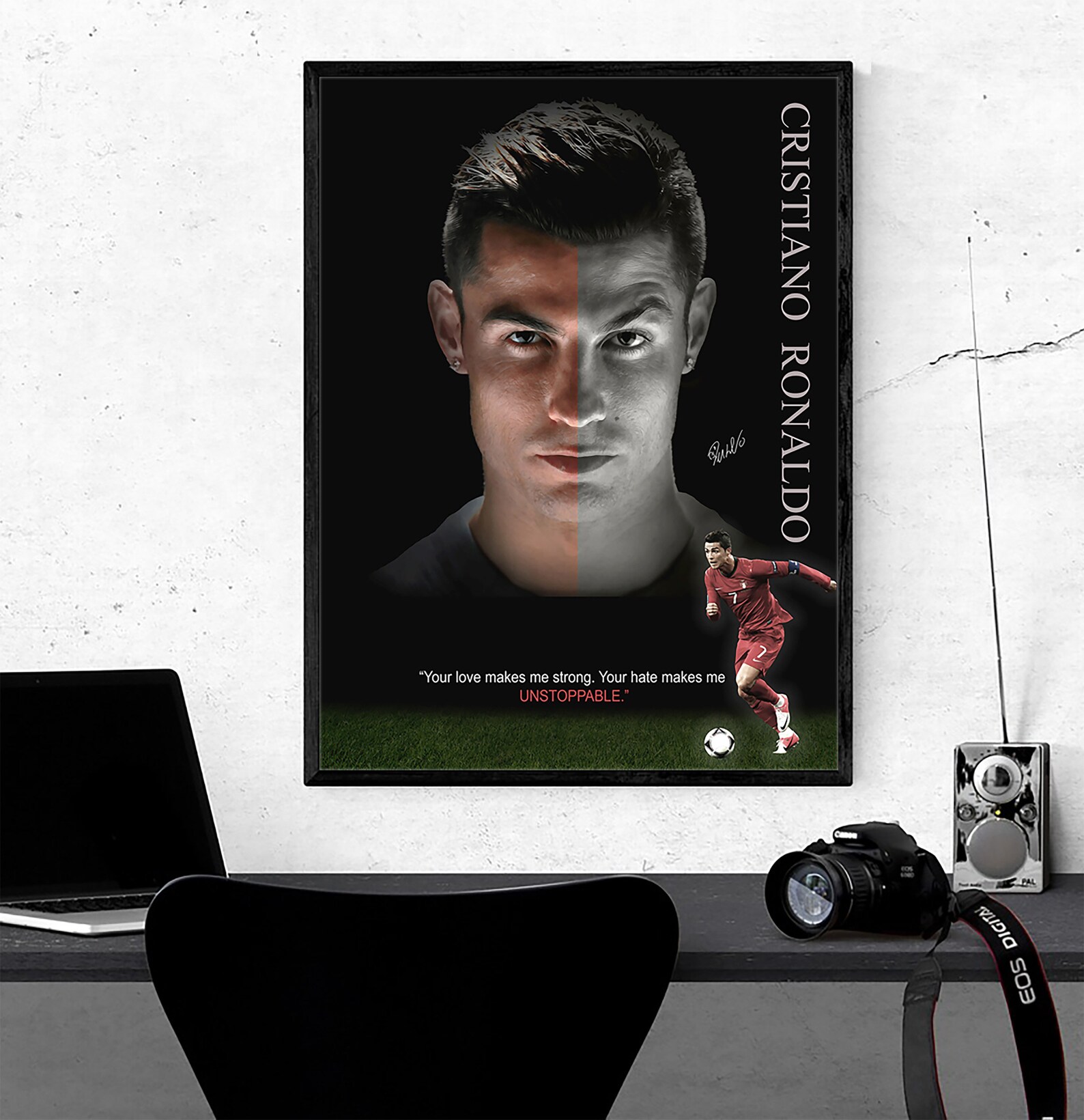 Digital Football Icon, Cr7, Legend Cristiano Ronaldo Wallpaper 1 ...