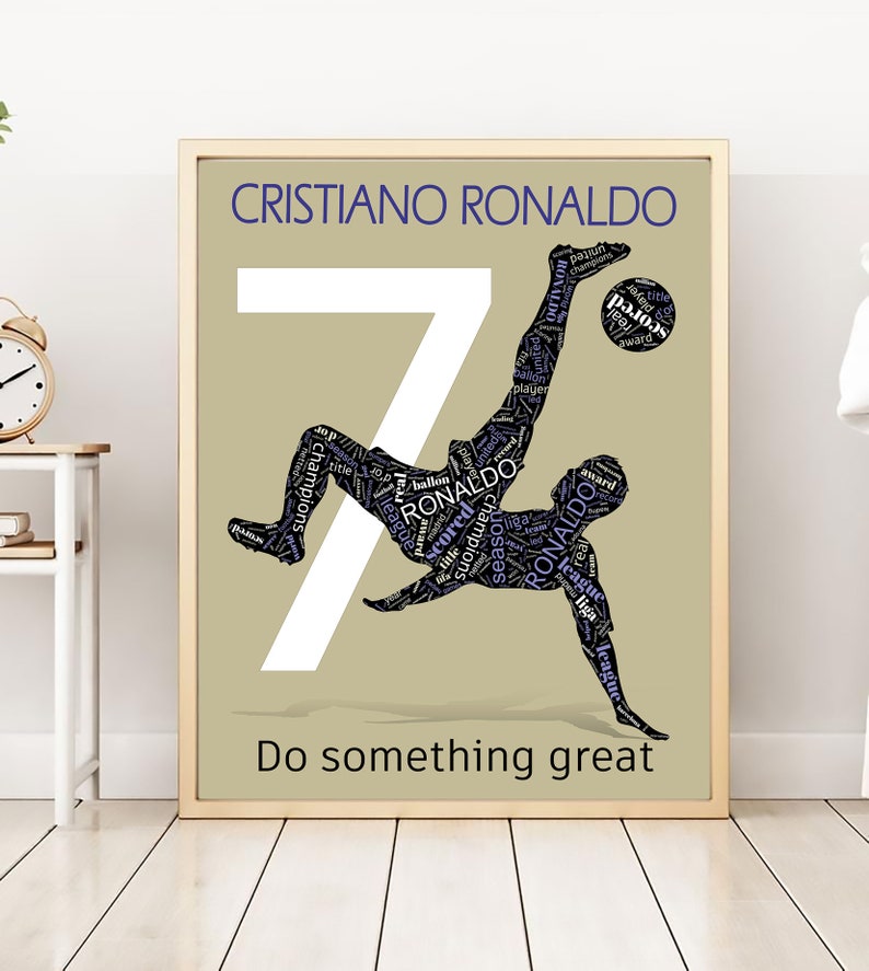 Word Cloud Soccer Legend Cristiano Ronaldo CR7 Wallpaper 5, Ronaldo ...