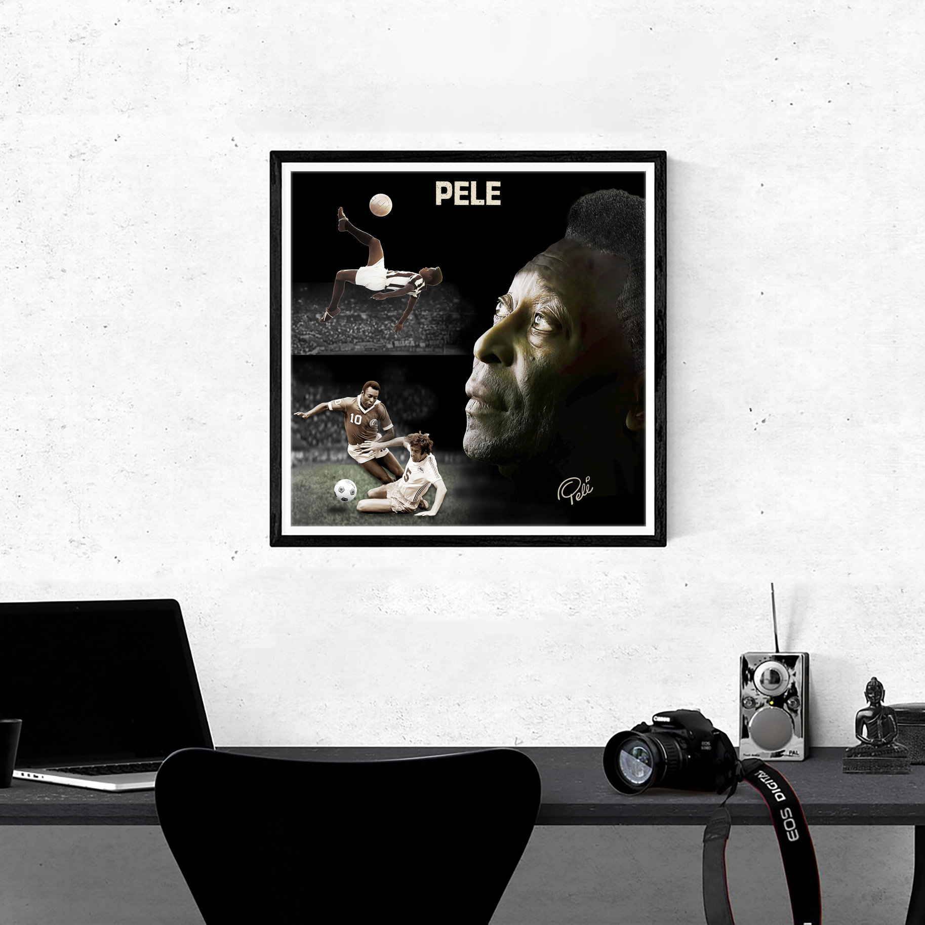 Pele-brazil Greatest Iconic Football Player Art Poster 3, A Legendary ...