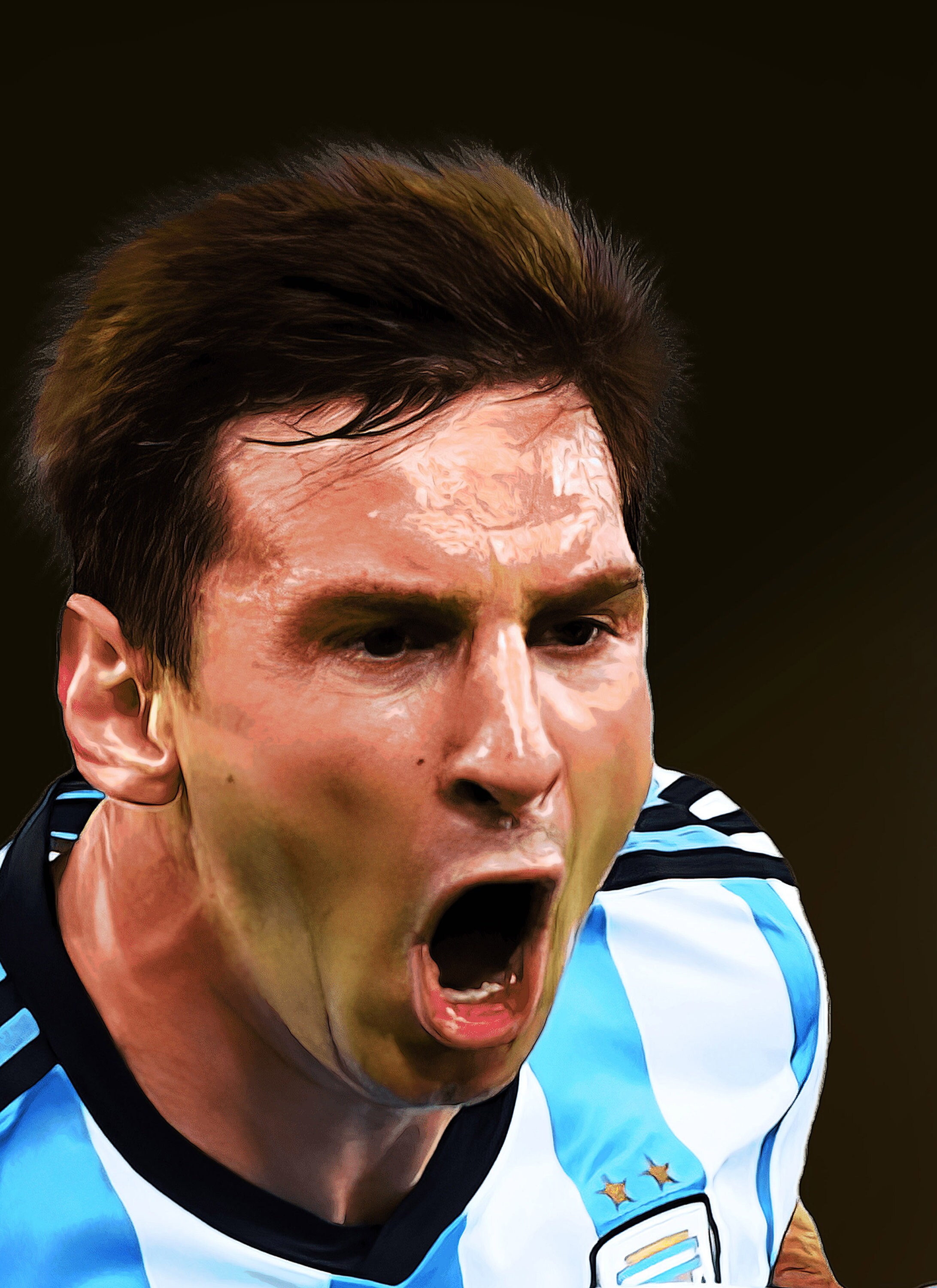 Football Legende Artistic Lionel Messi Poster Design 2 , legend in ...