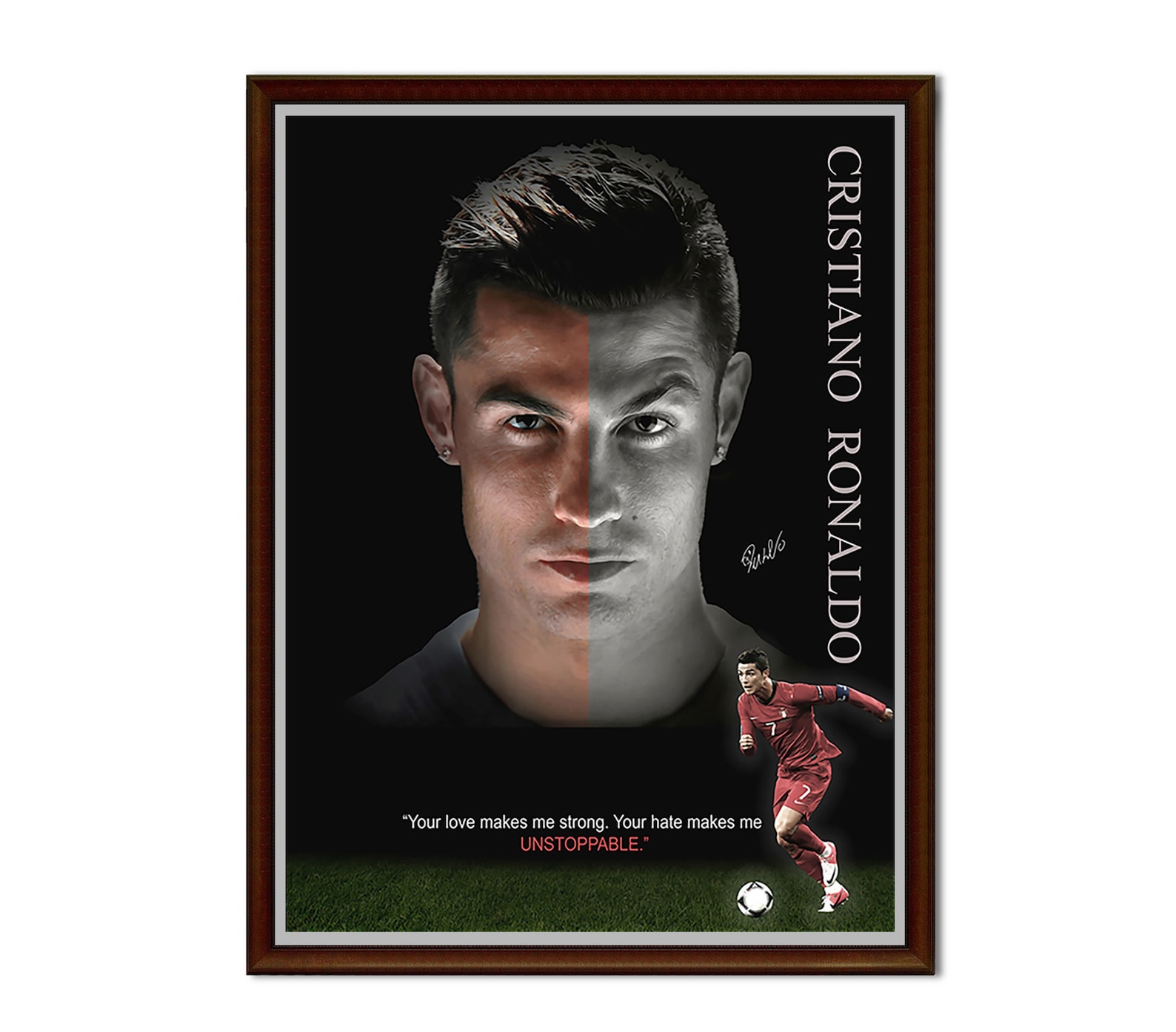 Digital Football Icon, Cr7, Legend Cristiano Ronaldo Wallpaper 1 ...
