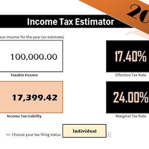 Income Tax Estimator - Easy to Use Interactive Federal Tax Calculator ...