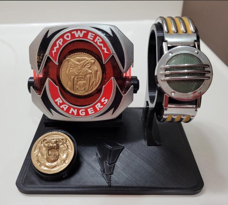 MMPR Lightning OR Legacy Morpher, Coin and Communicator Stand - Etsy