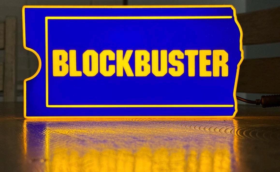 Video Store Logo Light Box - Etsy