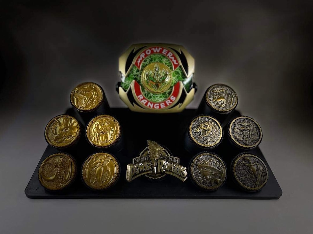 MMPR 11, 12 or 13 Power Coin Display Stand - Etsy
