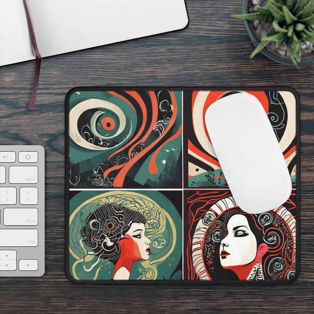 Psychedelic Creatures Gaming Mouse Pad, Mouse Pads, Office Mouse Pad ...