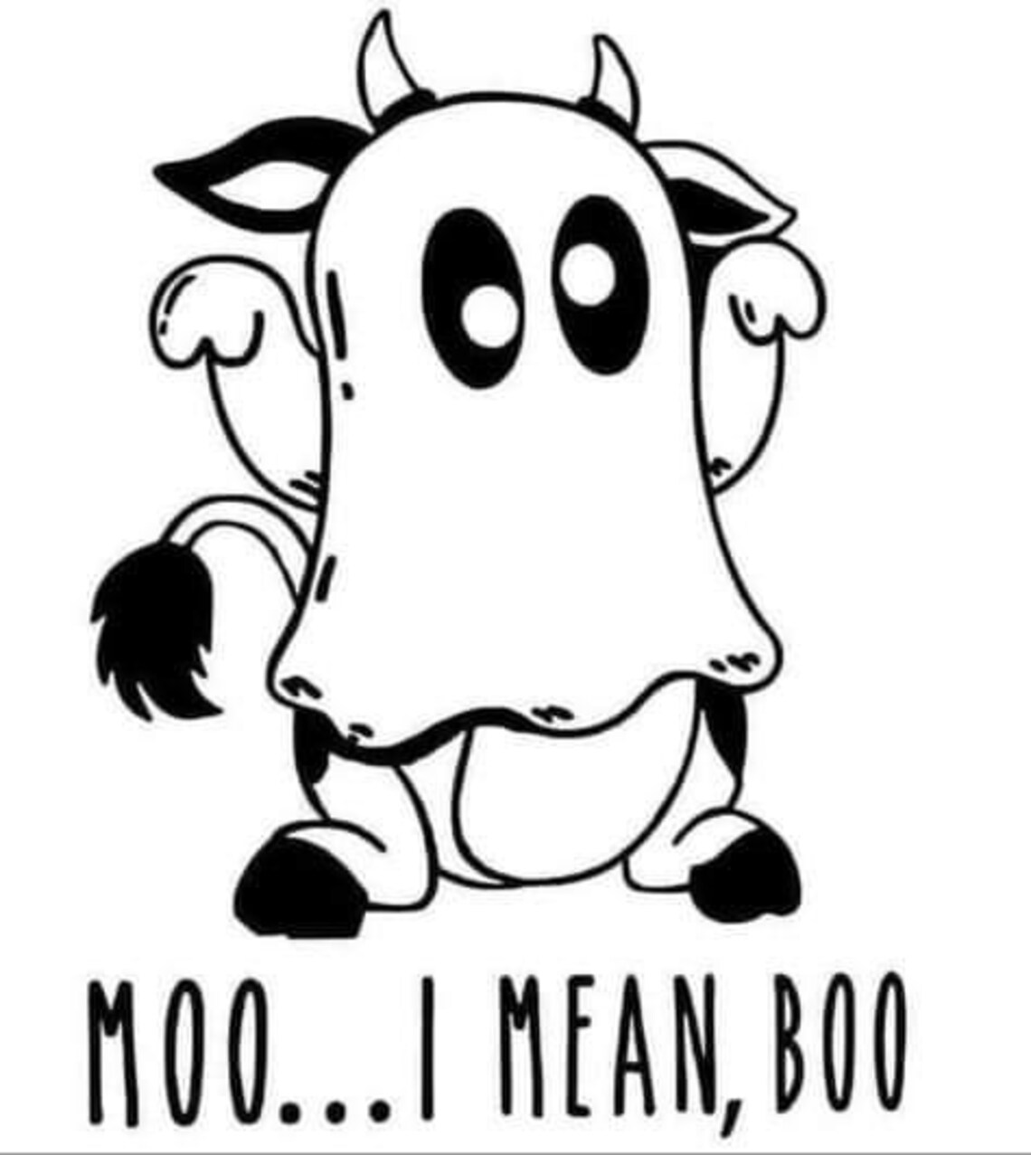 Mooo Png/crafting/shirts/doorhanger - Etsy