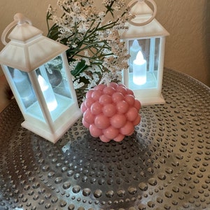 Round Bubble Candle | Grape Bubble Candle - Etsy