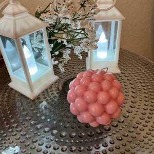 Round Bubble Candle | Grape Bubble Candle - Etsy