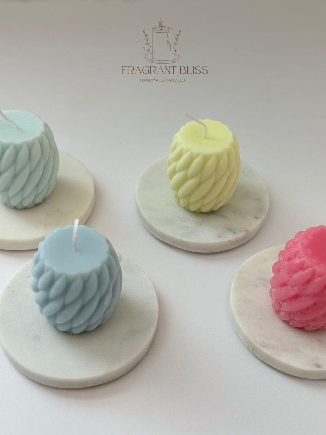 Twirl Raindrop Candle - Etsy