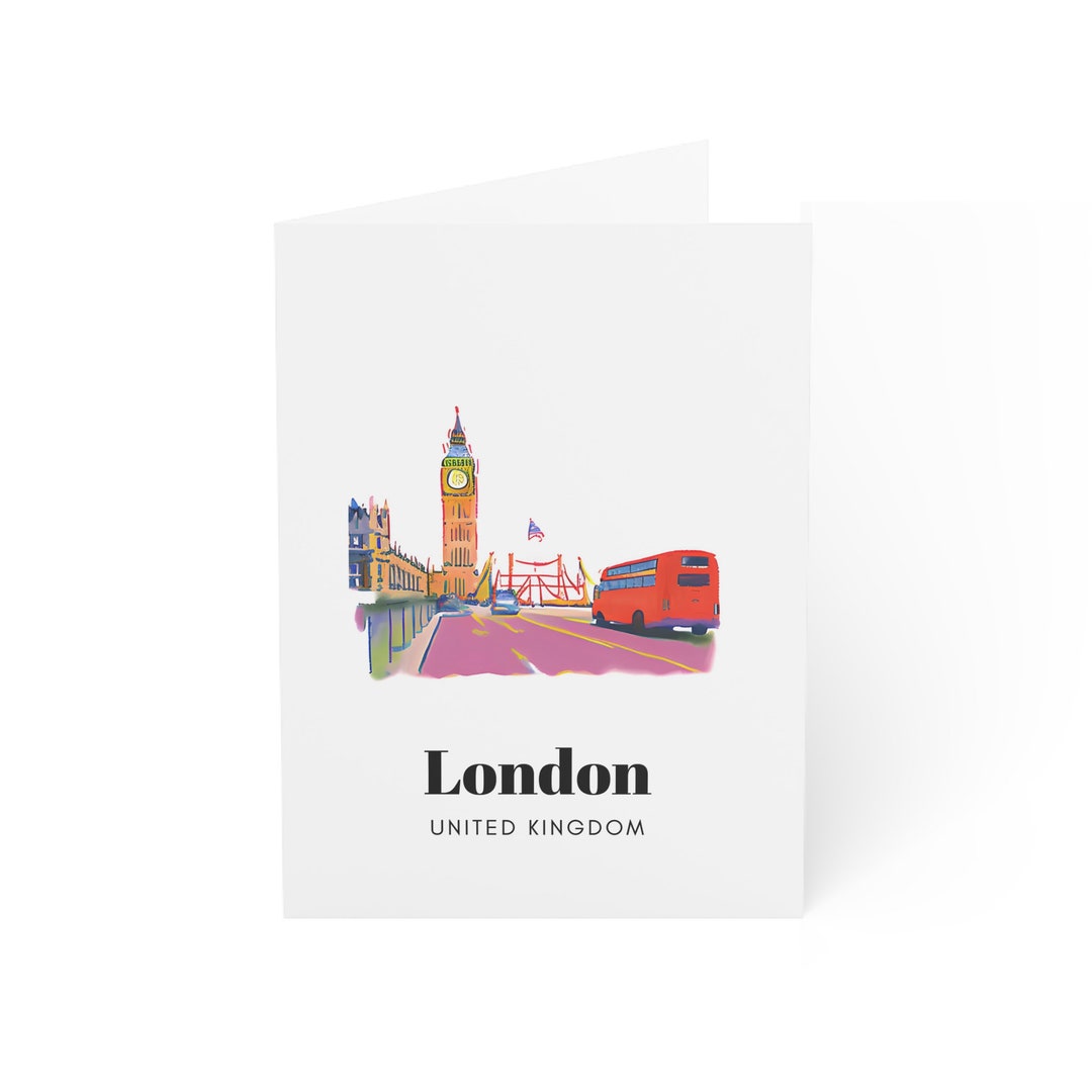 London - Greeting Cards (1, 10, 30, and 50pcs) - Etsy