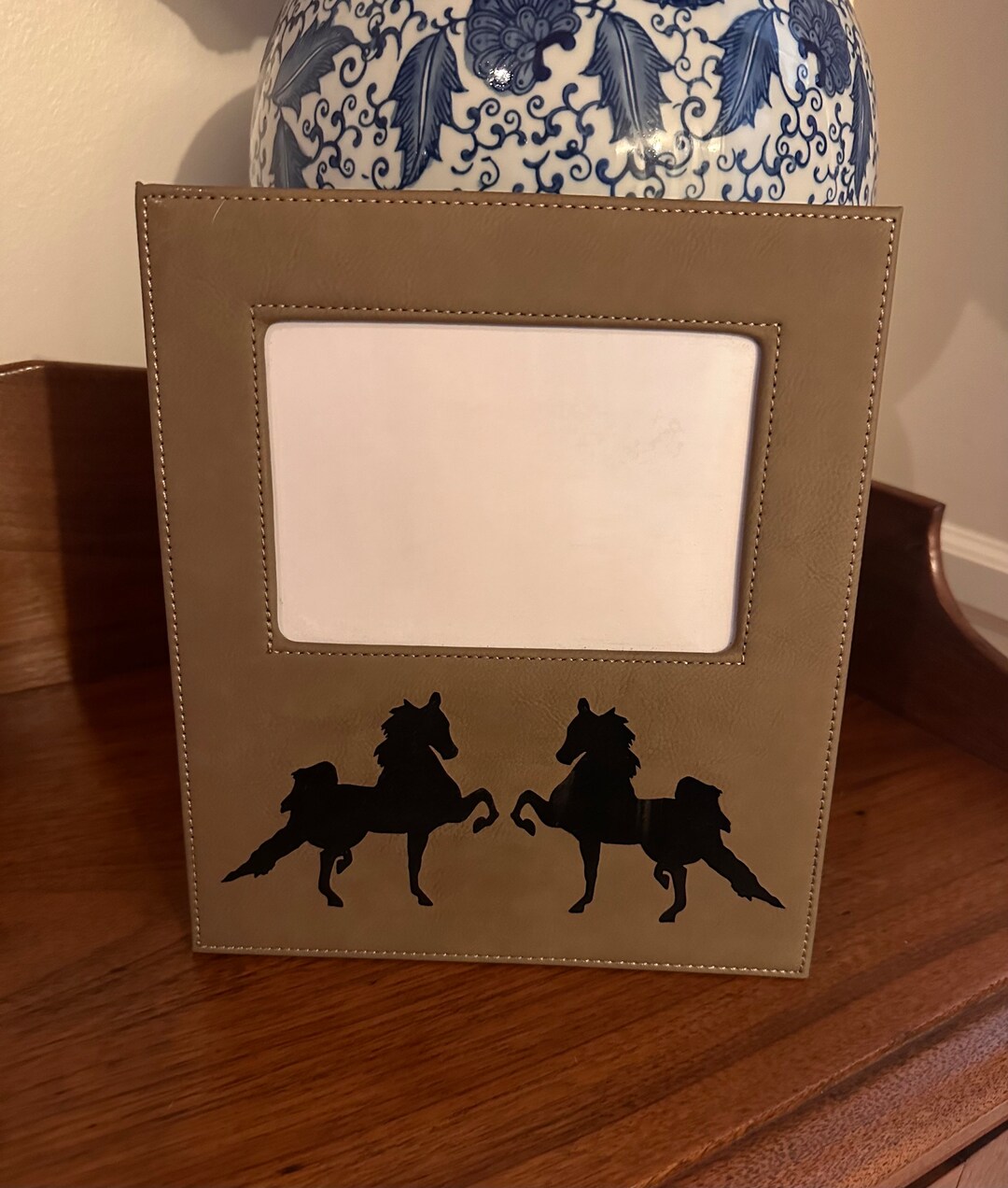 Faux Leather Picture Frame - Etsy