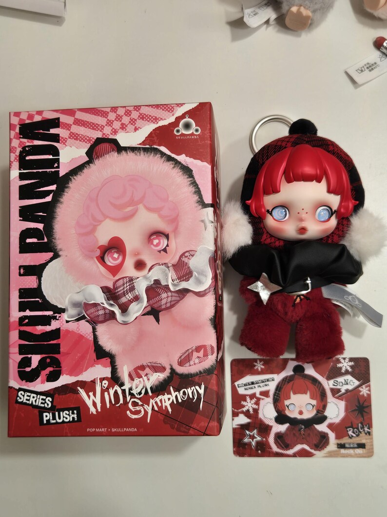 Skullpanda Vinyl Plush Pendant Keychain - Etsy