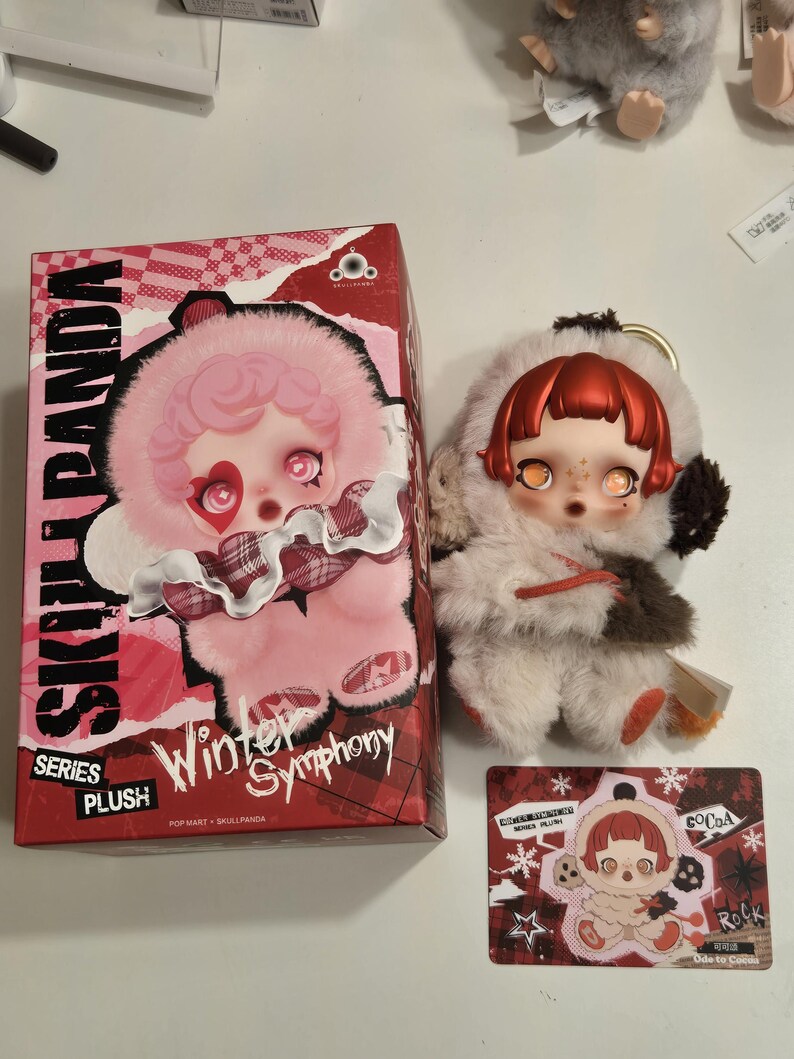 Skullpanda Vinyl Plush Pendant Keychain - Etsy