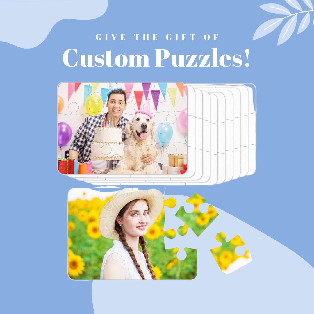 Custom Photo Puzzle, Create-your-own Puzzle, Wedding Favors, Party ...