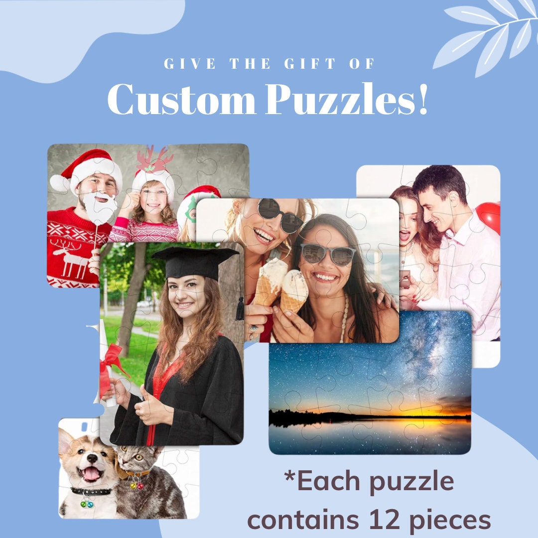 Custom Photo Puzzle, Create-your-own Puzzle, Wedding Favors, Party ...