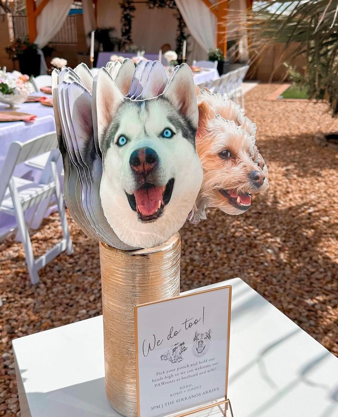 Custom Pet Heads on a Stick, Pet Head Fans, Pet Face Cutouts for ...