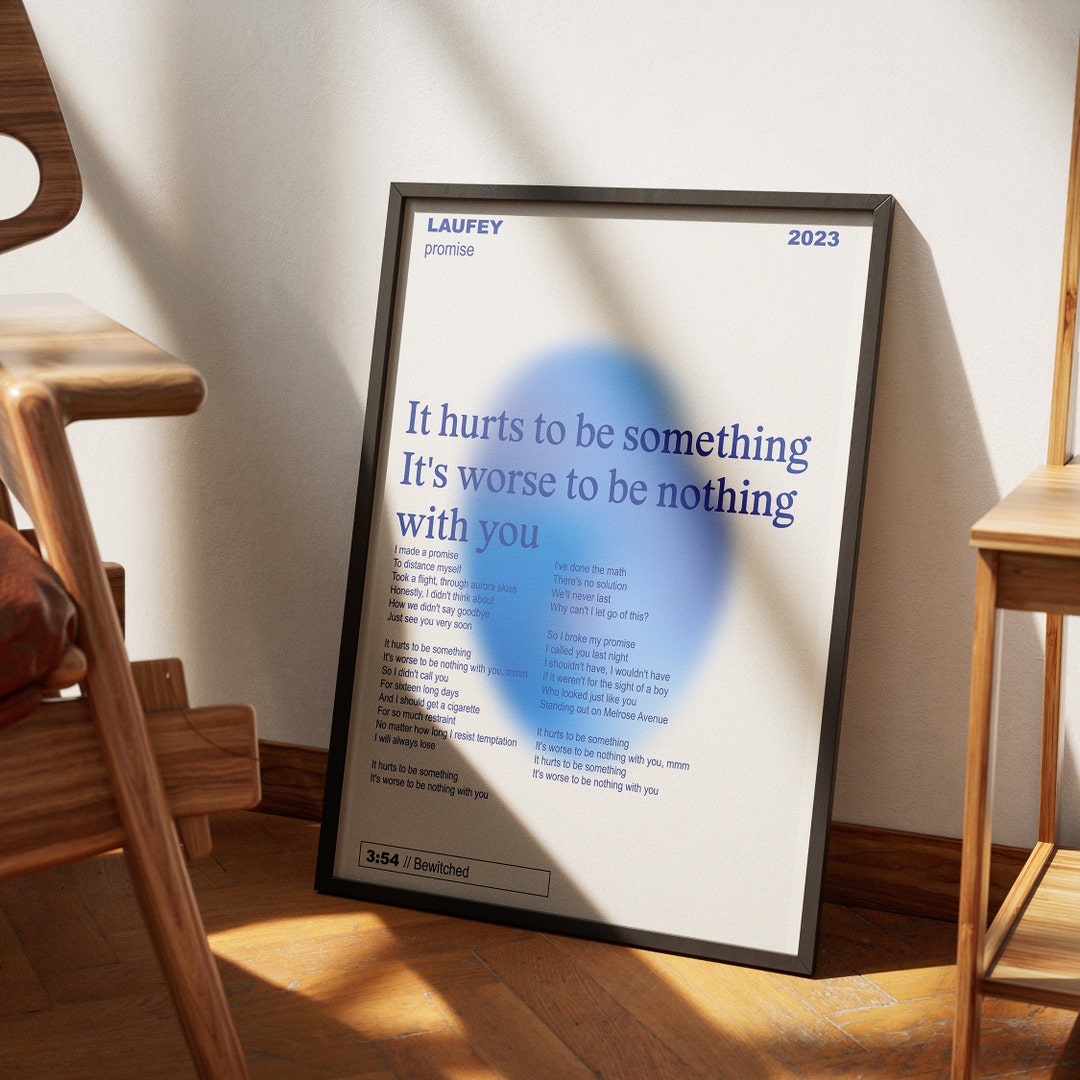 Stunning Laufey Promise Art Print, Captivating Decor for Bedroom and ...