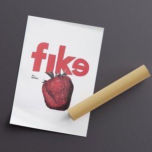 Dominic Fike "fike" Poster | Sunburn Album Art | Wall Decor | Music ...